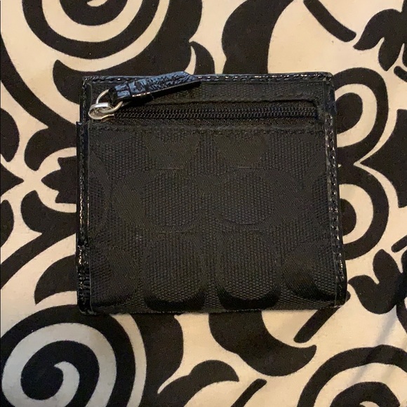 Coach | Bags | Coach Wallet With Classic Logo In Black | Poshmark